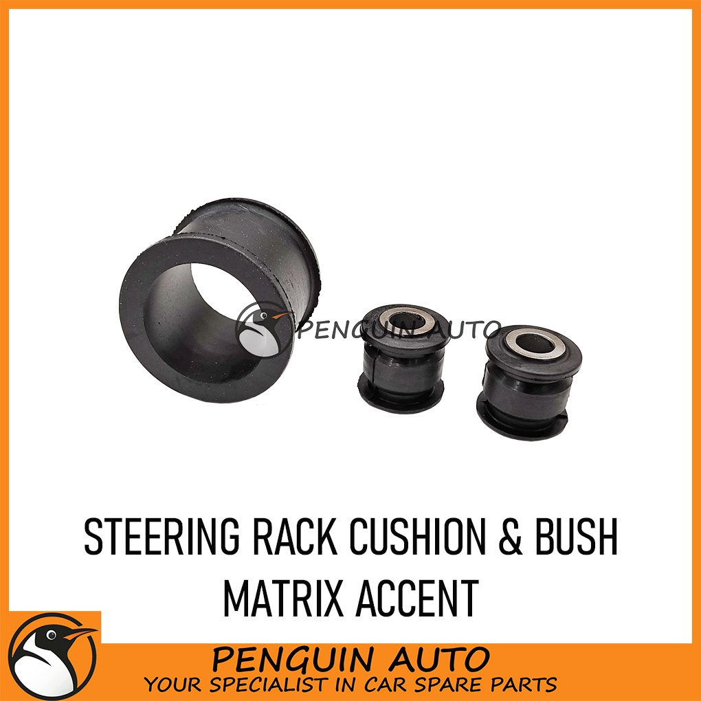 HYUNDAI MATRIX 1.6 1.8 ACCENT 2000 STEERING RACK RUBBER CUSHION & BUSH ...