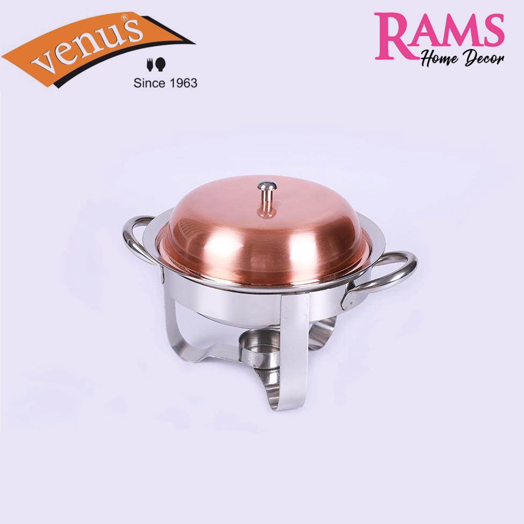 Venus Round Mini Chafing Dish Cover Platted - 700ml | Shopee Malaysia