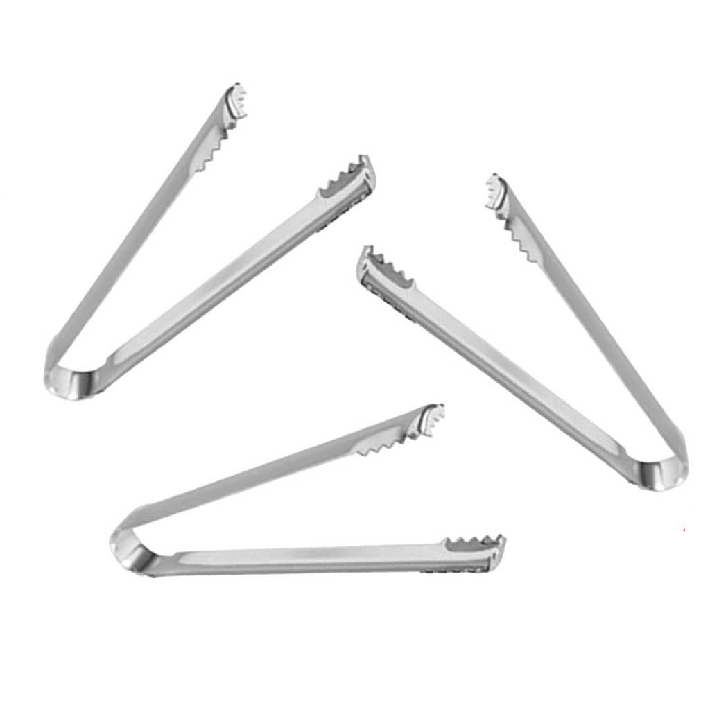 1pc 19cm Stainless Steel Ice Clip Cube Food Klip Clipper Clamp Steak ...