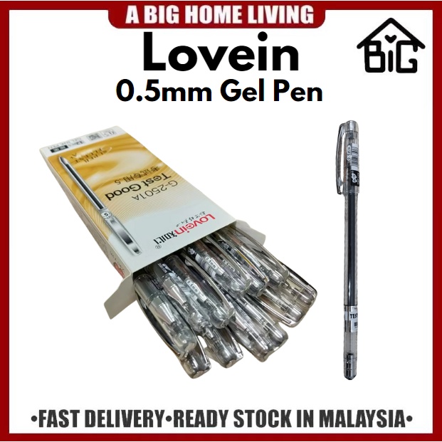 12 In 1 SET Lovein Test Good Gel Ink Pen 0.5mm | Shopee Malaysia