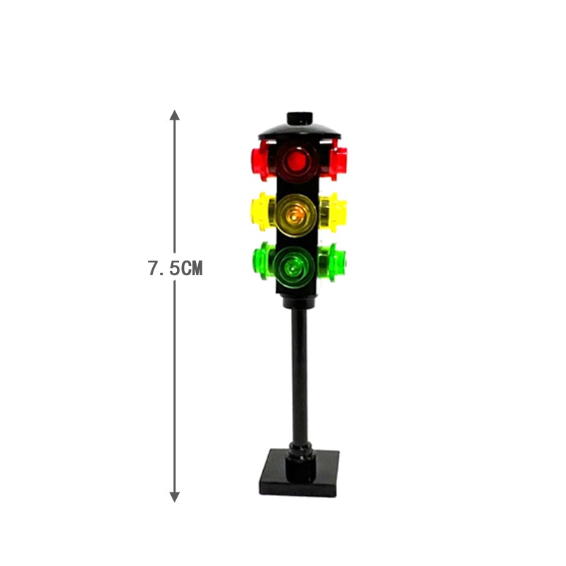 Traffic lights Moc building block Urban Traffic Indicator Train signal ...