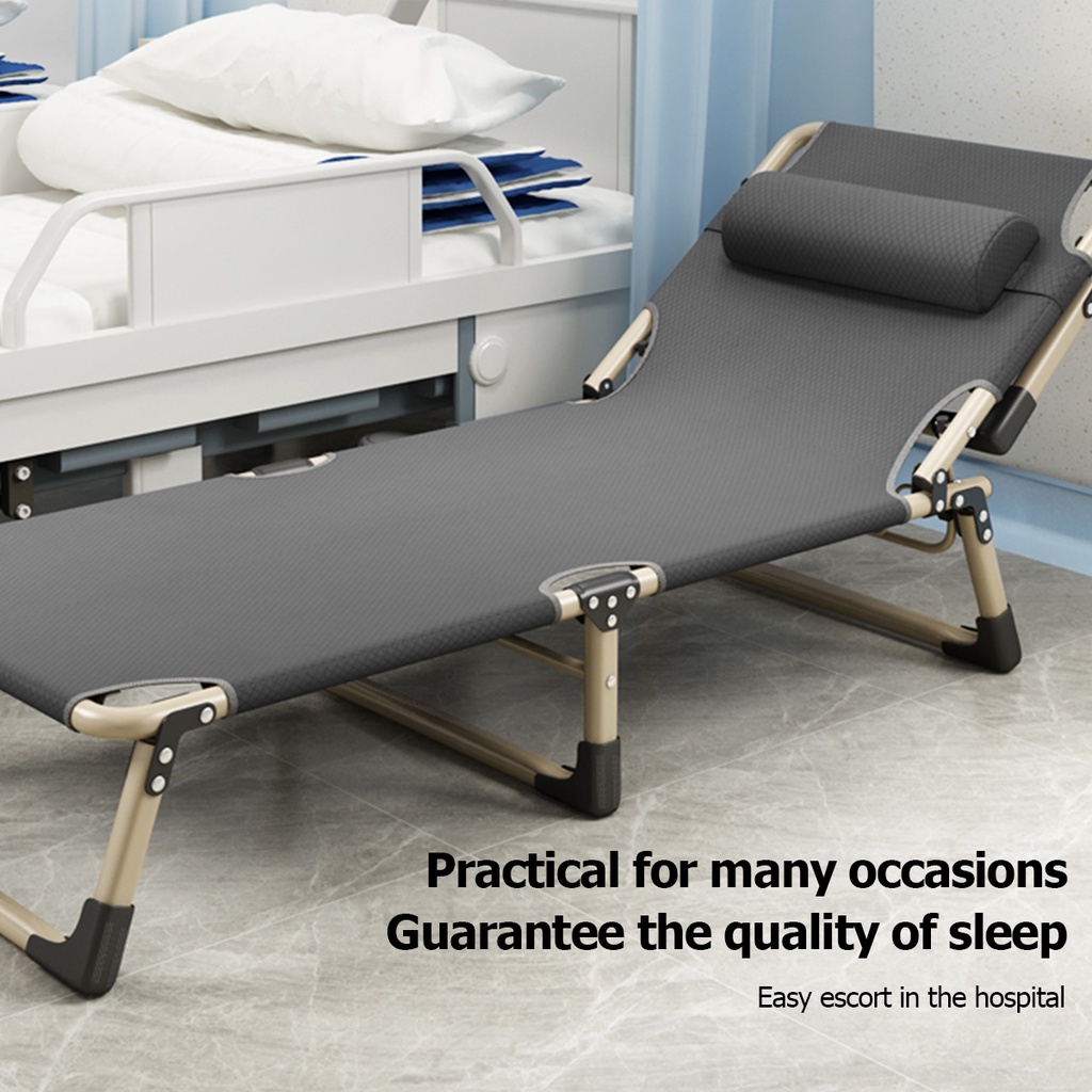 75cm Portable folding bed foldable bed portable bed reclining lazy ...