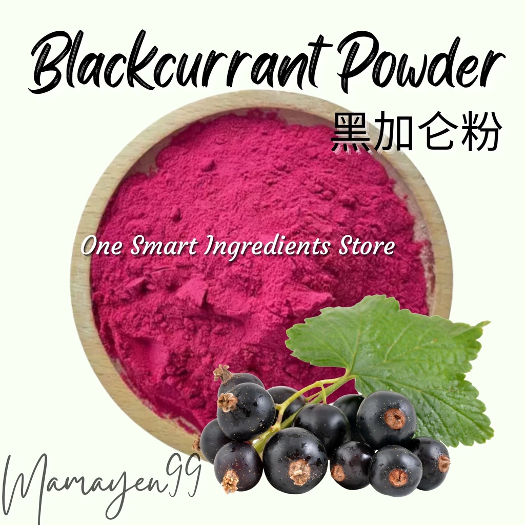 Blackcurrant Powder 黑加仑粉| Black Currant Fruit Juice Powder / Serbuk Jus Blackcurrant | Shopee ...