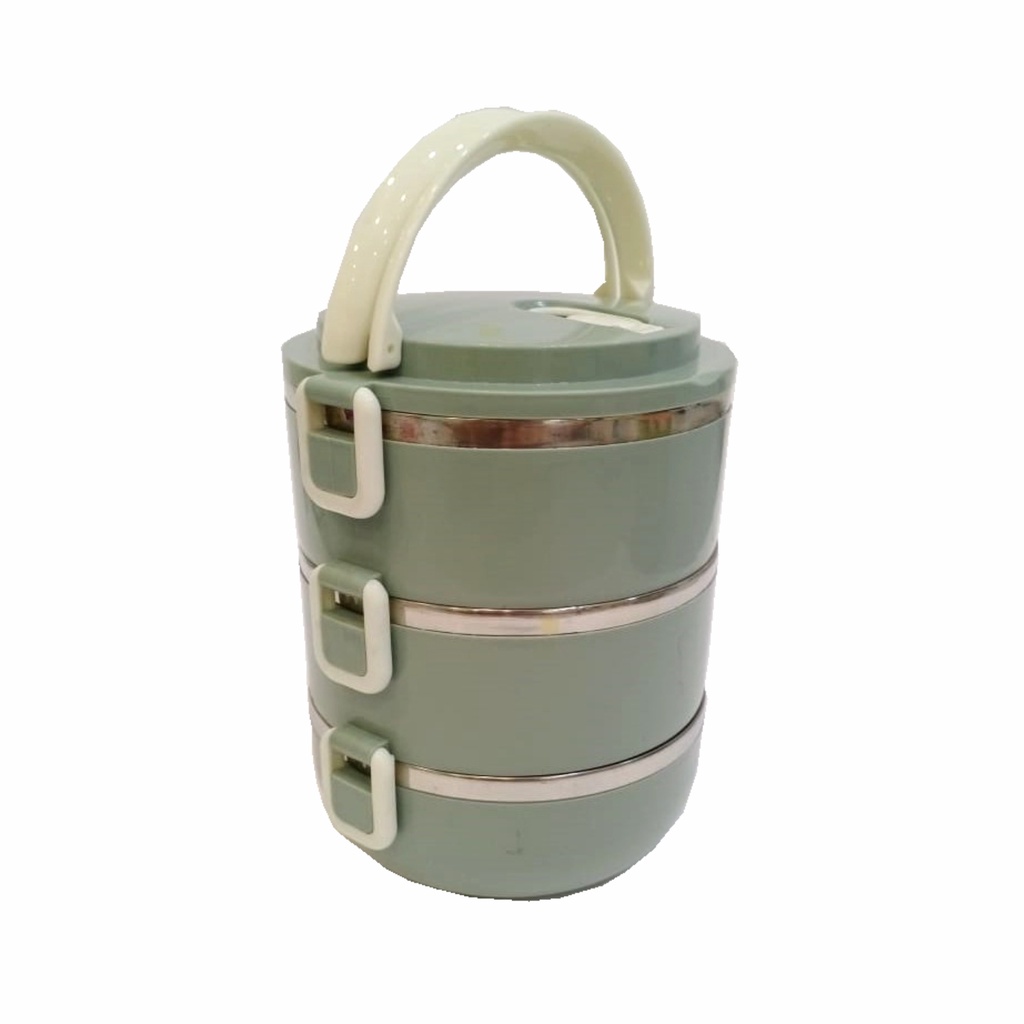 Premium Multi-Layer Lunch Box Stainless Steel Bahan PP Bento Container ...