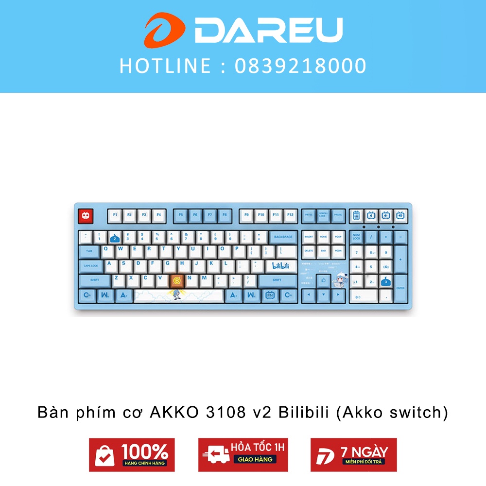 Akko 3108 v2 Bilibili mechanical keyboard (Akko switch) | Shopee Malaysia