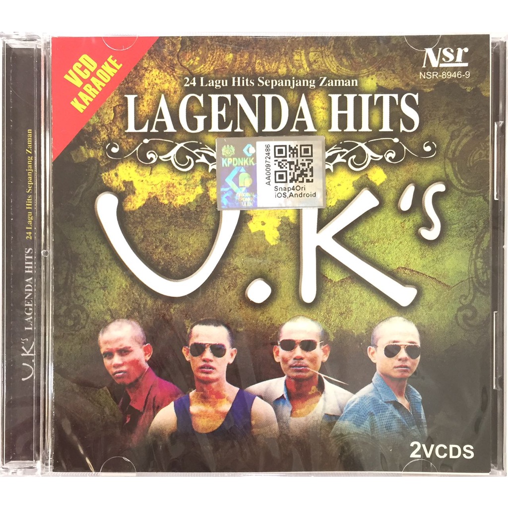 UK'S UKAYS - Legenda Hits (MTV KARAOKE 2VCD) | Shopee Malaysia