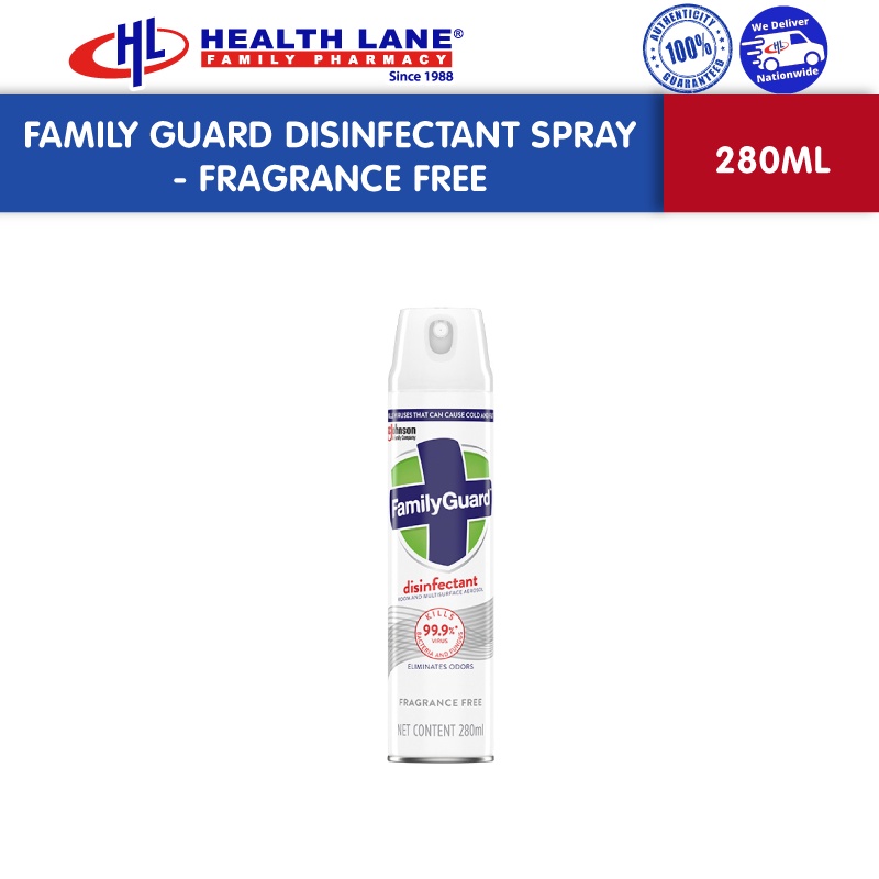 Family Guard Fragrance Free Disinfectant Spray (280ml) | Shopee Malaysia
