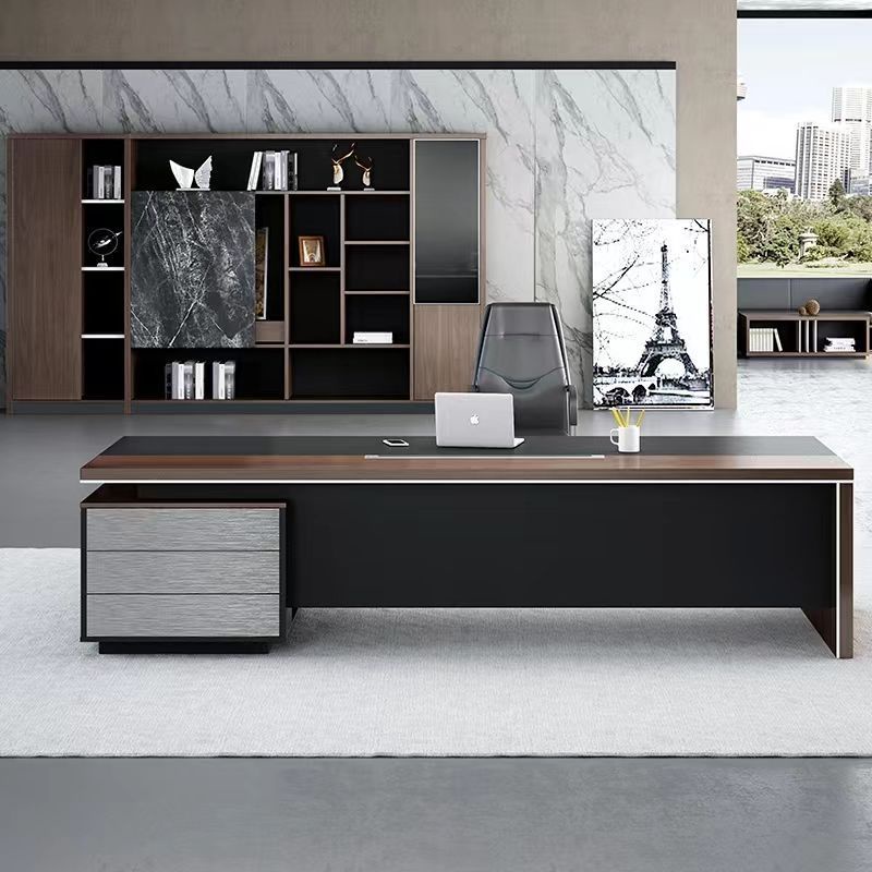 Boss desk president desk simple modern manager desk atmosphere ...