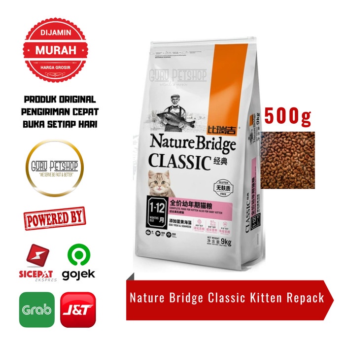 Nature Bridge Classic Kitten Cat Food 500g Nature Bridge Kitten ...