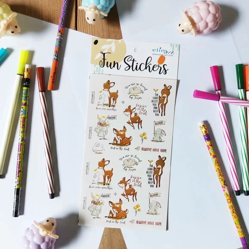Elim Art - Fun Sticker - Children's Sticker - Christian Products ...