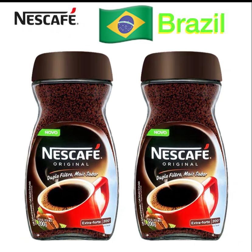 Nescafe (Imported Brazil) Strong Aroma Instant Black Arabica Coffee ...