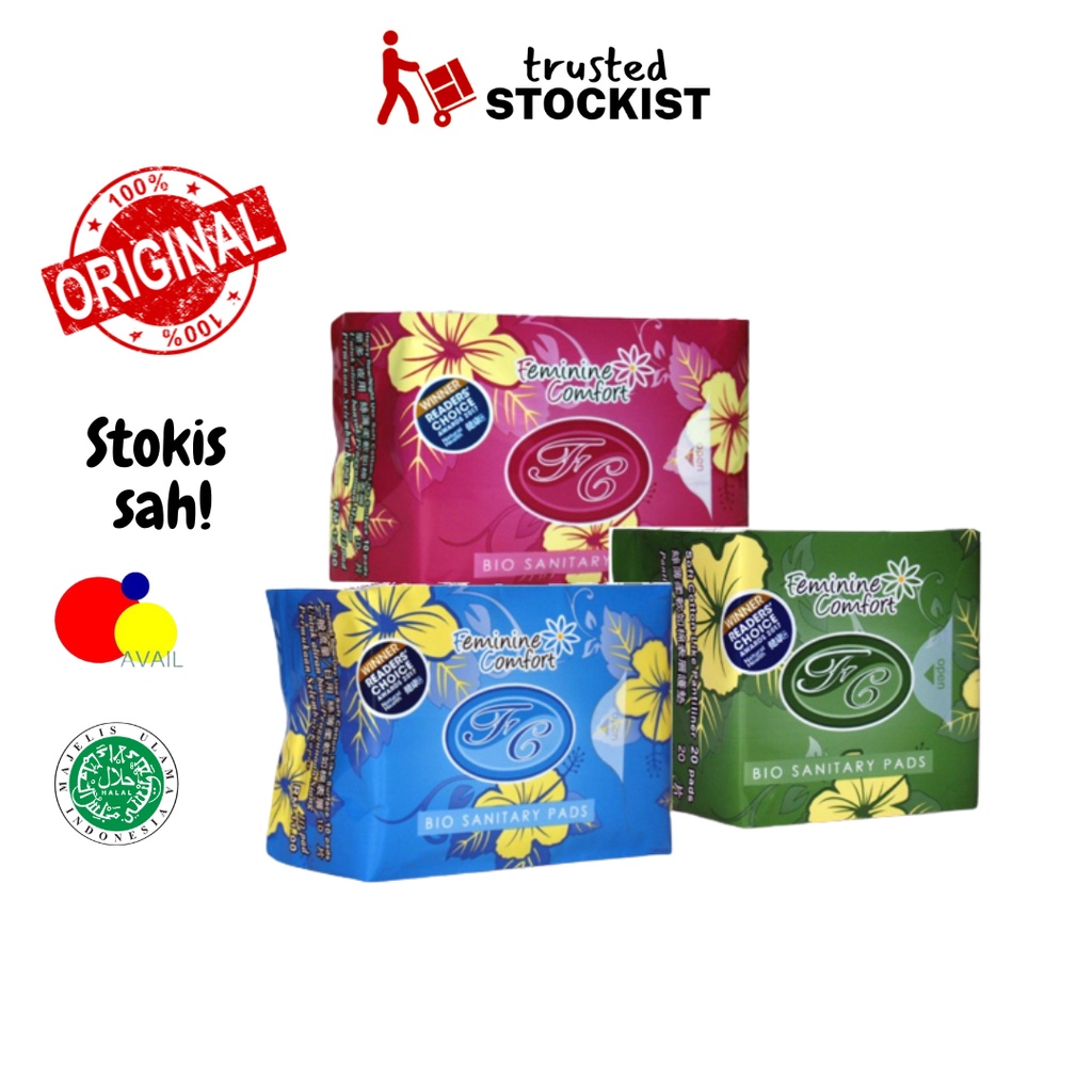 NAK TRY - Avail FC Bio Sanitary Pads - Pantyliner / Day Use / Night Use ...