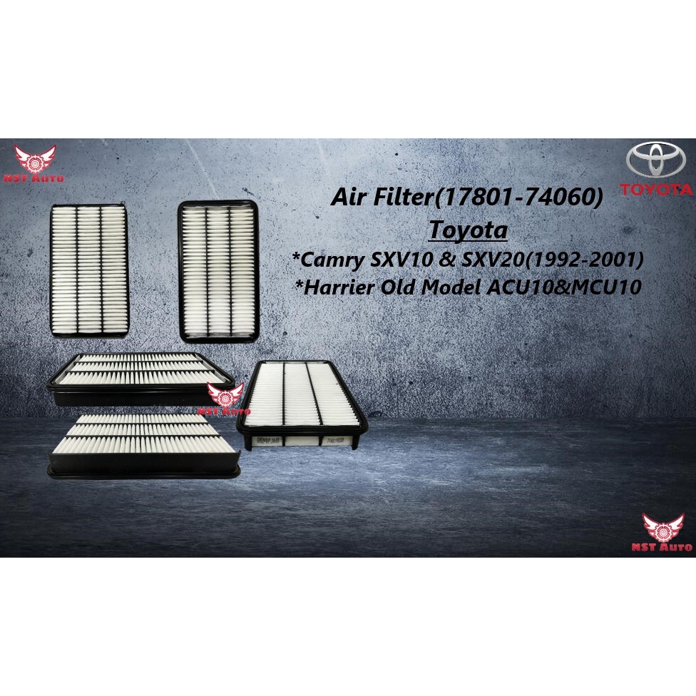 Air Filter (17801-74060) For Toyota Camry / Harrier (old model ...