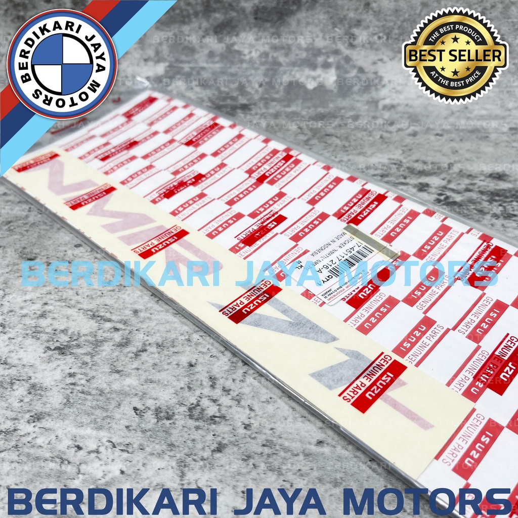 STICKER STICKER STICKER SETICKER DECAL DECKER FRONT SHIELD CABIN ISUZU ...