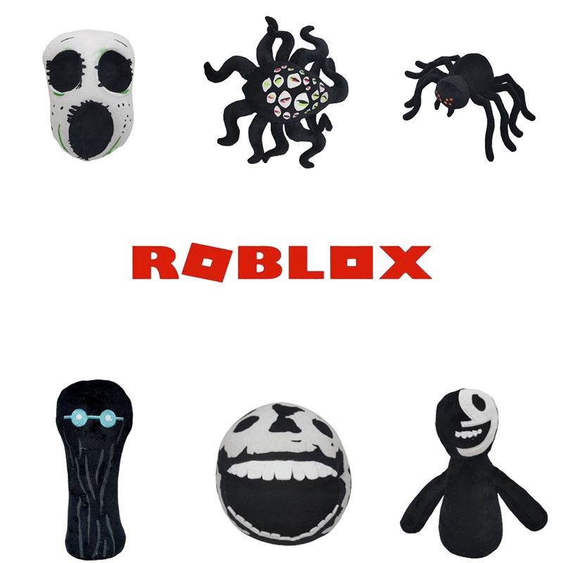 40cm Roblox Doors Plush Rainbow Friends Robot One-eyed Plush Screech ...