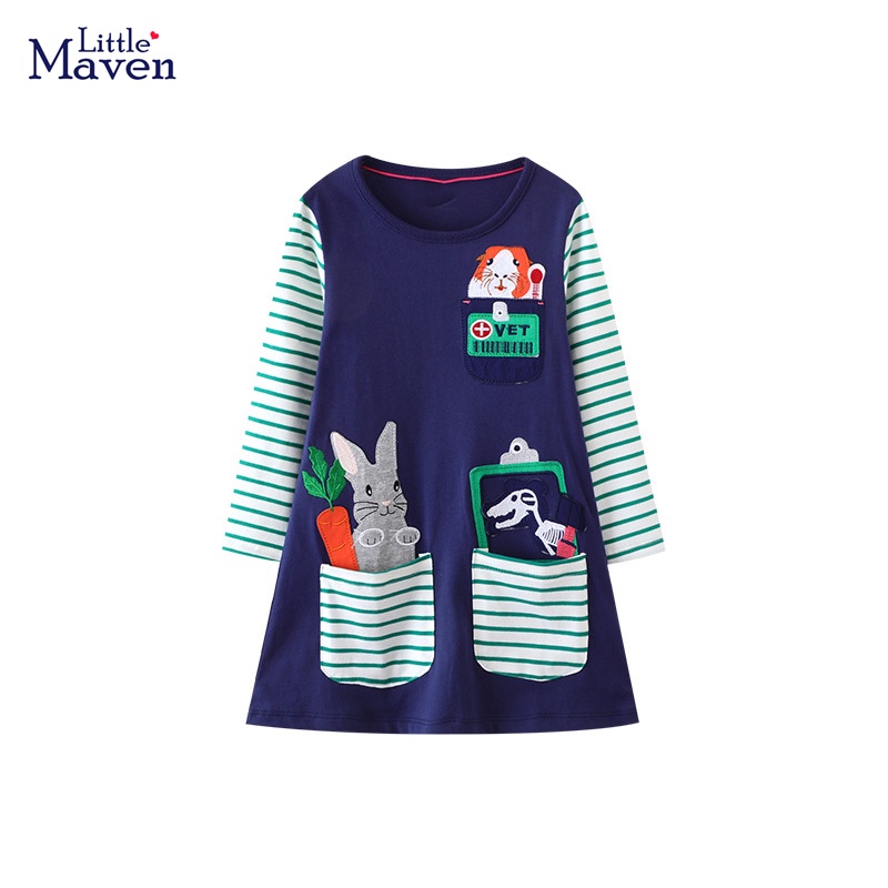 Little Maven Children's Cotton Autumn Princess Girls 2022 Cartoon ...