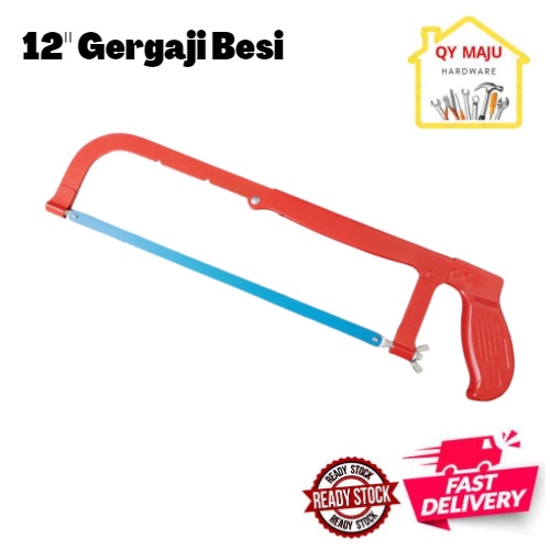 12” Hacksaw Frame / Gergaji Besi/Hand Saw/Gaji Besi(RANDOM COLOUR ...