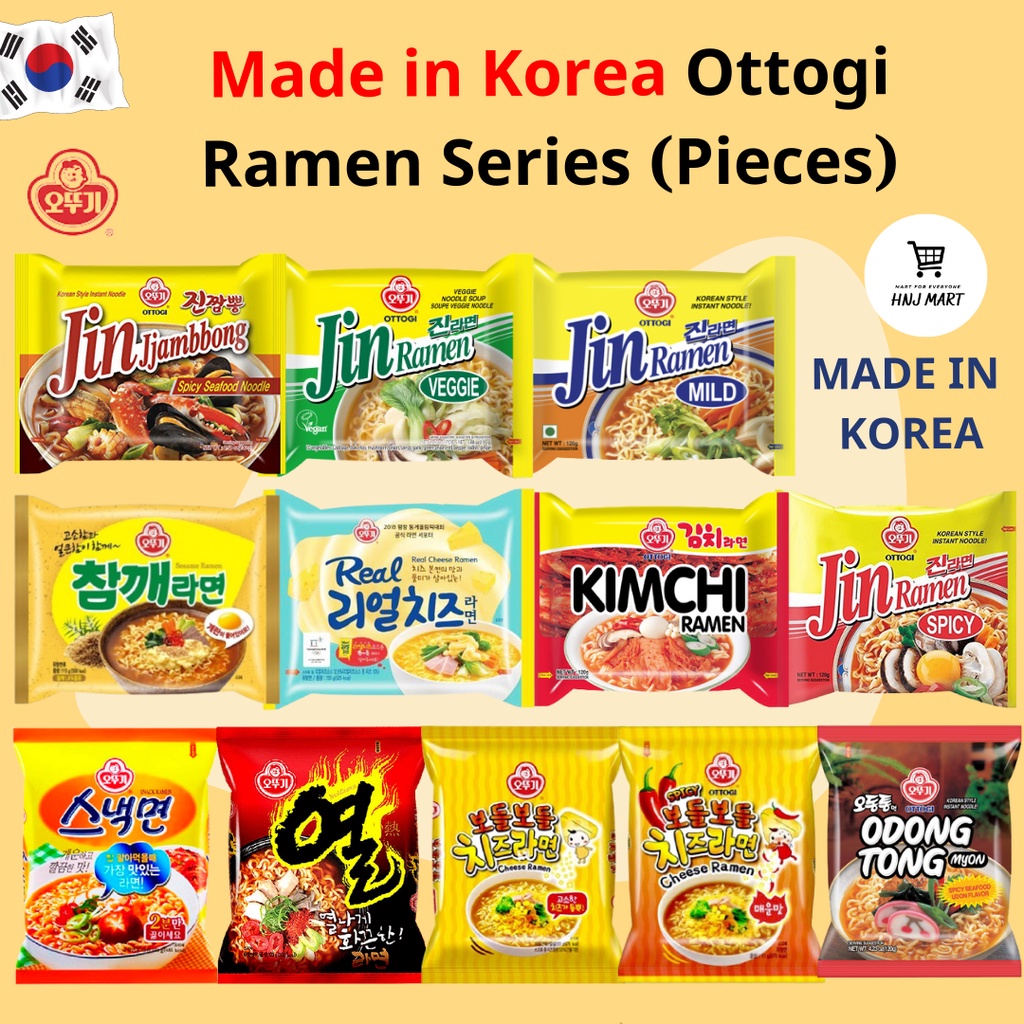 Korea Ottogi Ramen Series (Piece) Ottogi Jin Ramen | Shopee Malaysia