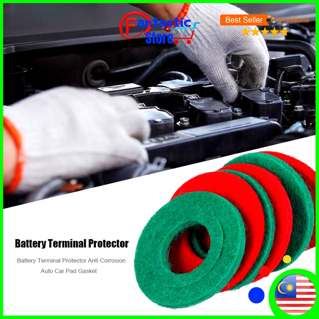 Battery Terminal Protector Anti Corrosion Auto Car Pad Gasket Vehicle ...