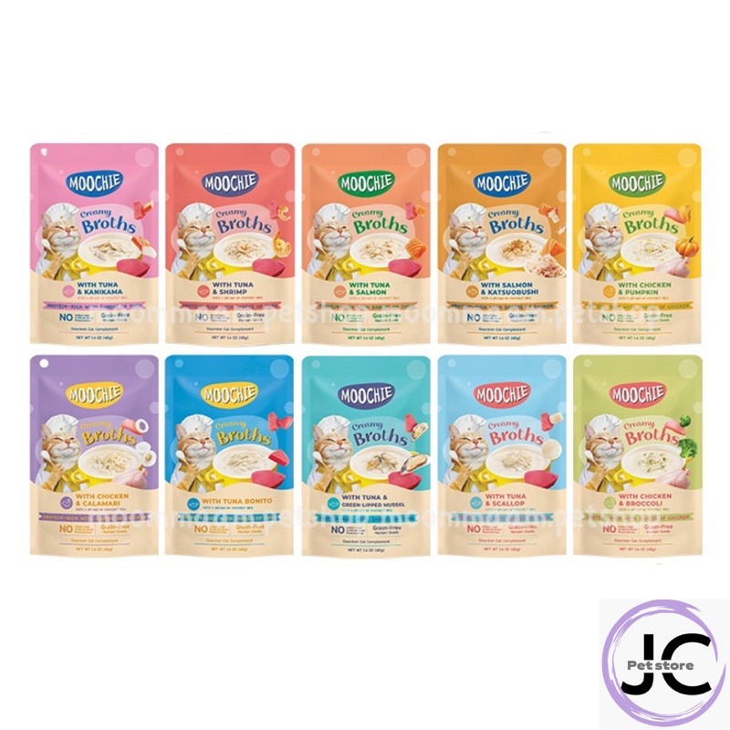 Moochie Creamy Broths Mochie Cat Wet Food 40g | Shopee Malaysia