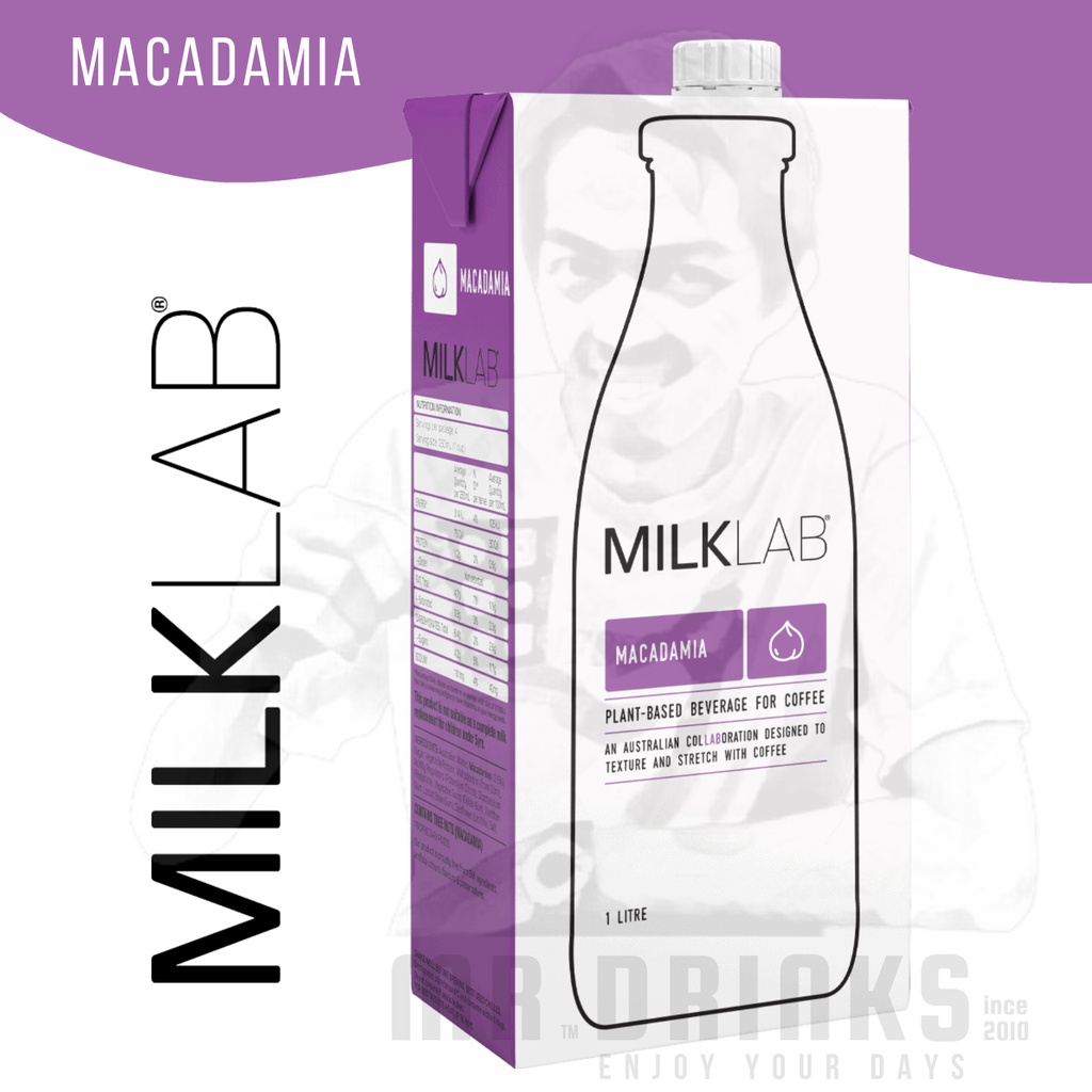 MRDrinks MILKLAB Macadamia Milk UHT Barista Milk for Coffee & Tea ...