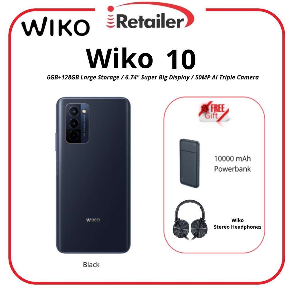 Wiko 10 6GB RAM +128GB ROM | - 100% Original Malaysia Warranty | Shopee ...