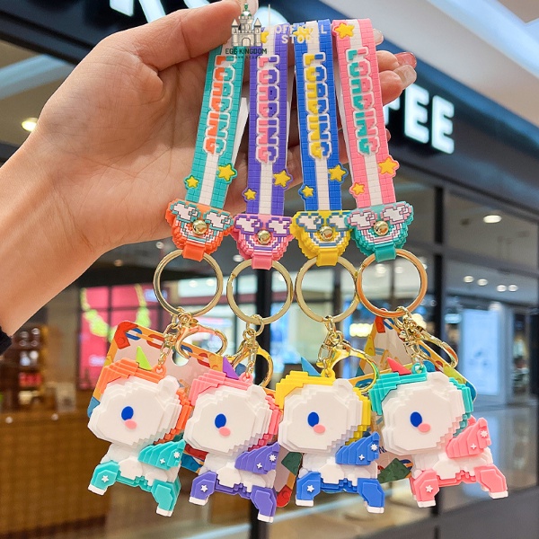 Lego Unicorn Keychains, cute cute Key Chain - Eg KINGDOM | Shopee Malaysia