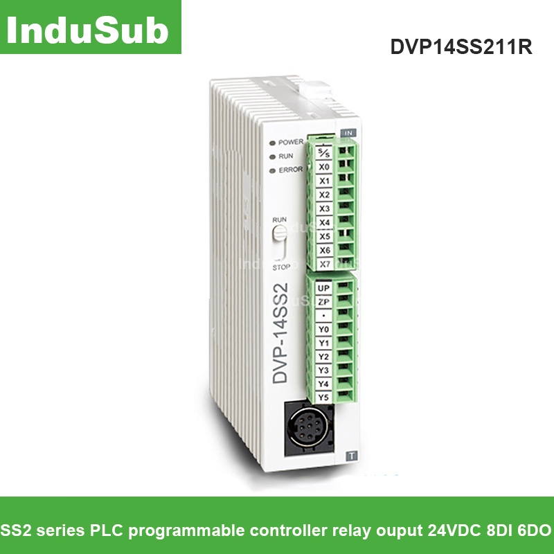 SZ DVP14SS211R Original Full New SS2 series PLC programmable controller relay ouput 24VDC 8DI ...