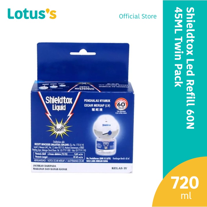 Shieldtox Led Refill 60N 45ML Twin Pack | Shopee Malaysia