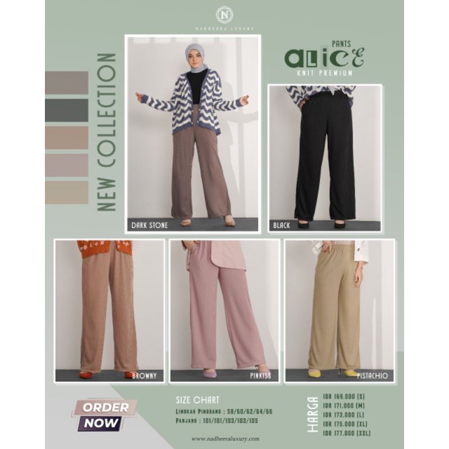 Alice Pants || Luxury | Shopee Malaysia