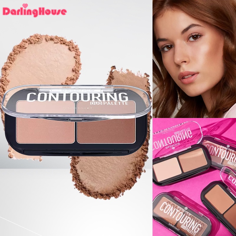 Essence Contouring DUO Palette Contouring palette with two shades and a ...