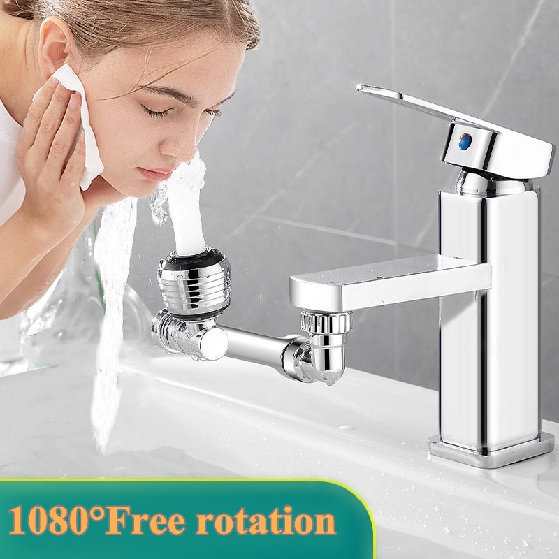 Durable Universal 2 Modes 1080° Rotatable Faucet Extender Splash Filter ...