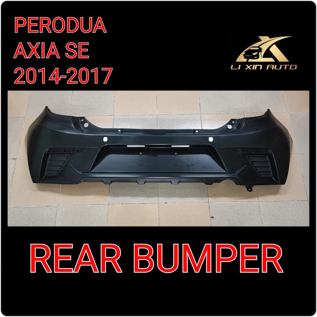 PERODUA AXIA SE 2014-2019 REAR BUMPER ( BELAKANG BUMPER ) | Shopee Malaysia
