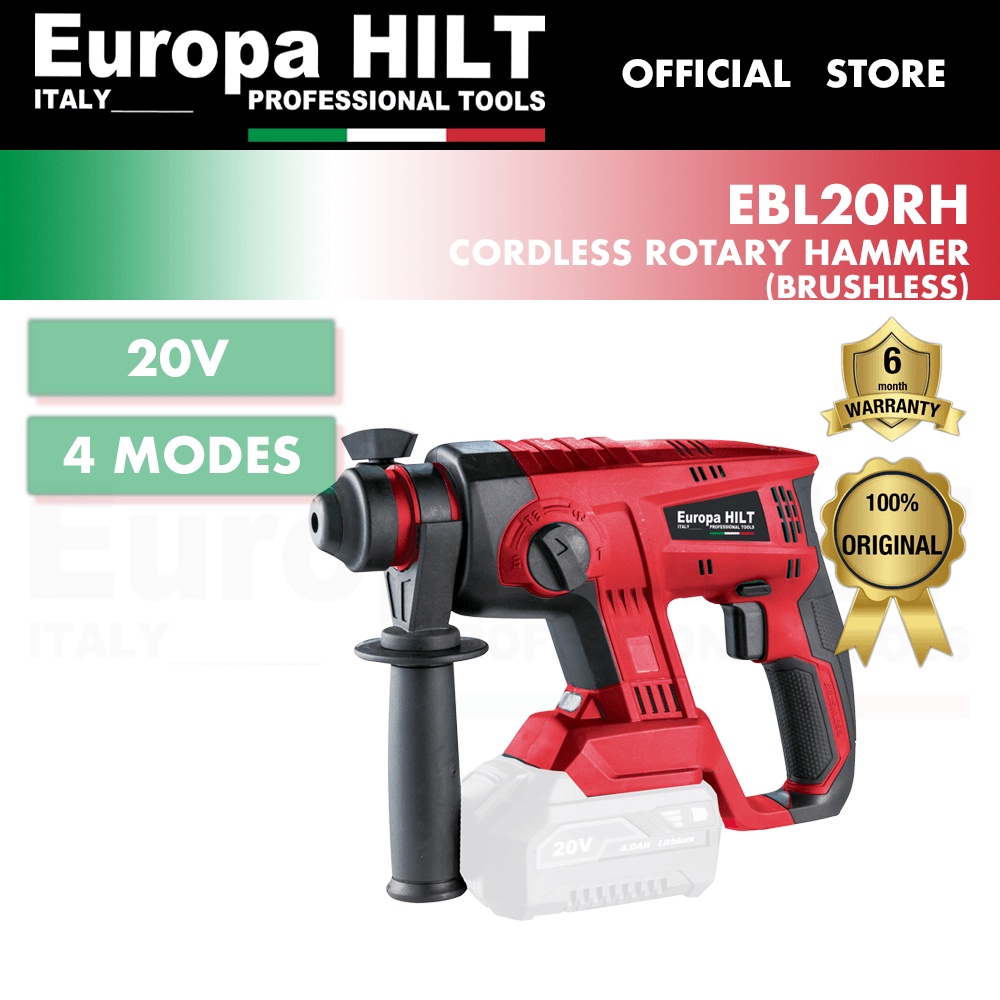 Europa Hilt EBL20RH 20V Cordless Rotary Hammer (Brushless) | Shopee Malaysia