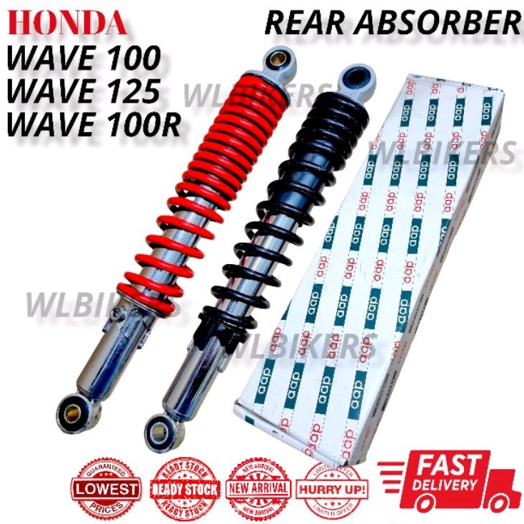 HONDA WAVE100R WAVE125 WAVE100 W100 W125 W100R DASH REAR ABSORBER ASSY ...