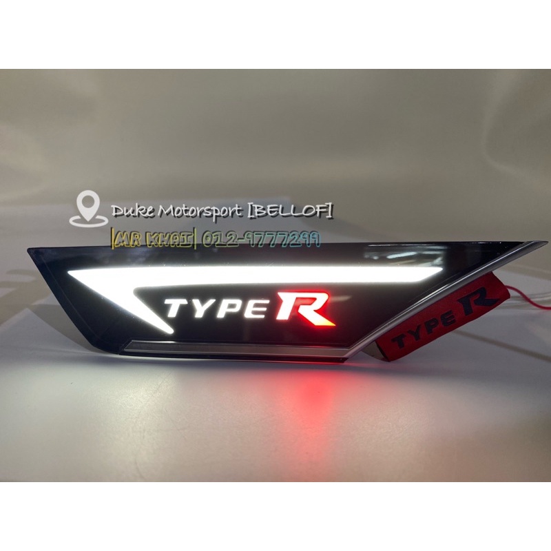 Honda Civic FC Fender LED Light Type R Design Side LED Bumper LED TypeR ...