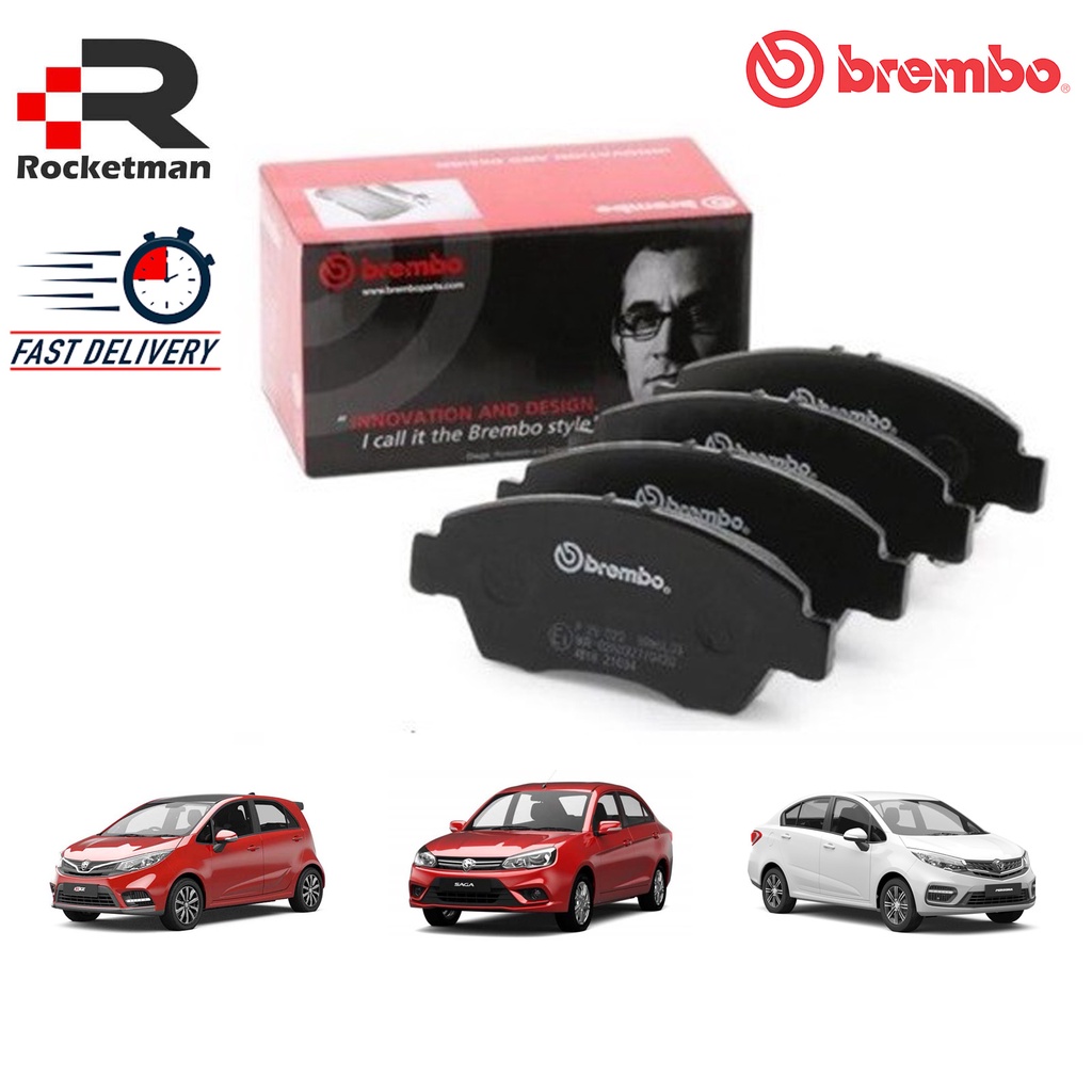 BREMBO FRONT BRAKE PADS PROTON SAGA VVT 2019+ IRIZ PERSONA VVT 2016 ...