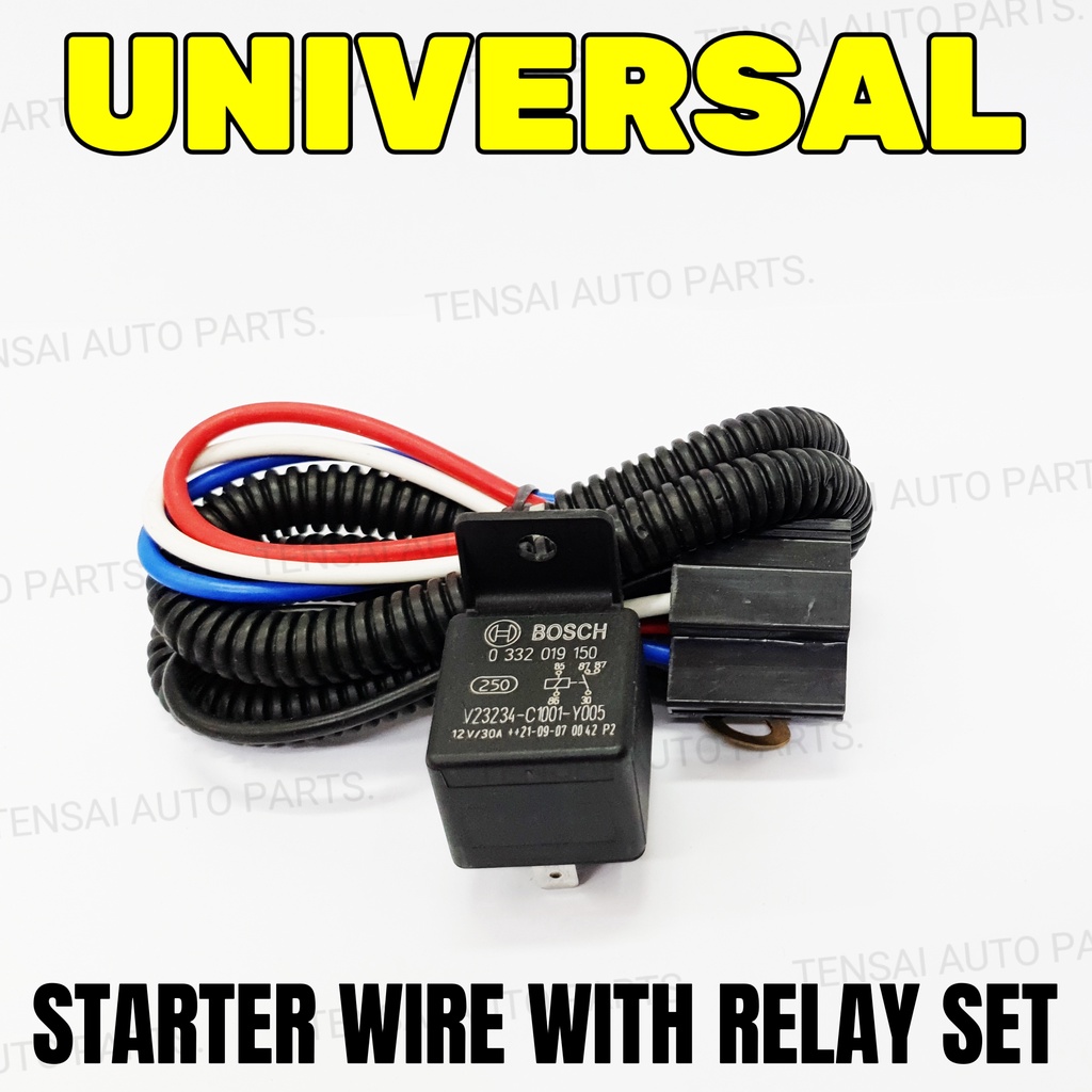 UNIVERSAL_STARTER WIRE WITH RELAY SET | Shopee Malaysia