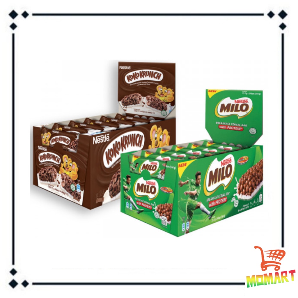 Nestle Breakfast Cereal Bar - Koko Krunch/Milo (25g x 24 bars) | Shopee ...