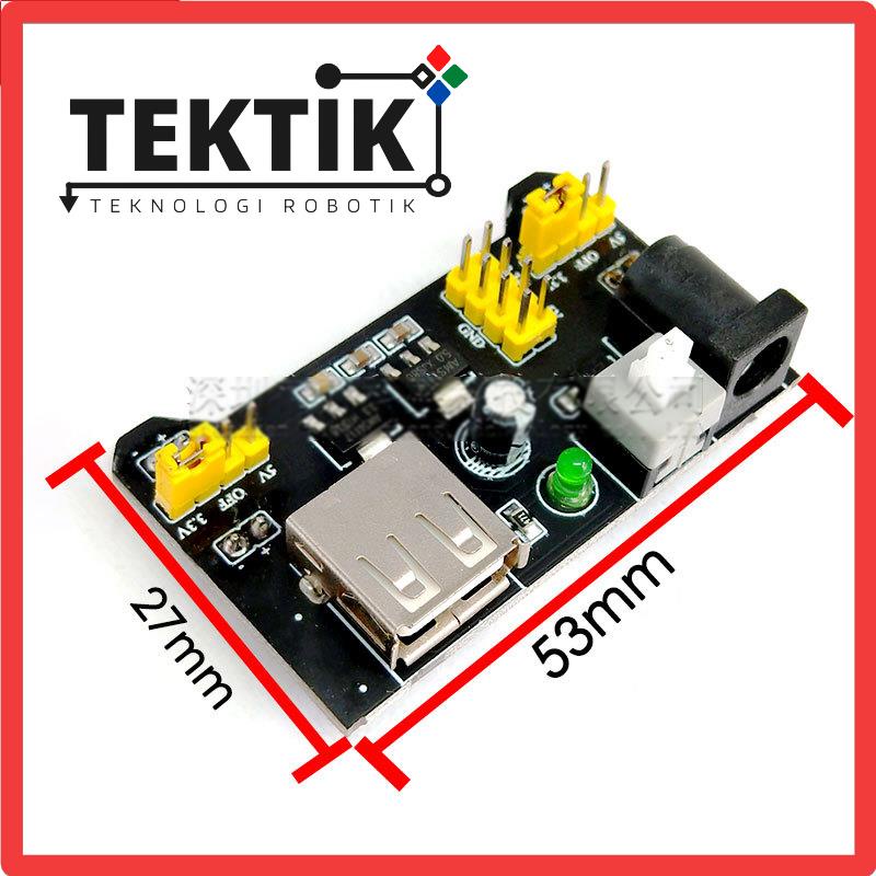Breadboard power module MB-102 power board dual 5V/3.3V output DC ...