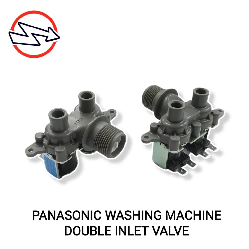 PANASONIC NA-F130T1 NA-F130H2 WASHING MACHINE DOUBLE WATER INLET VALVE ...
