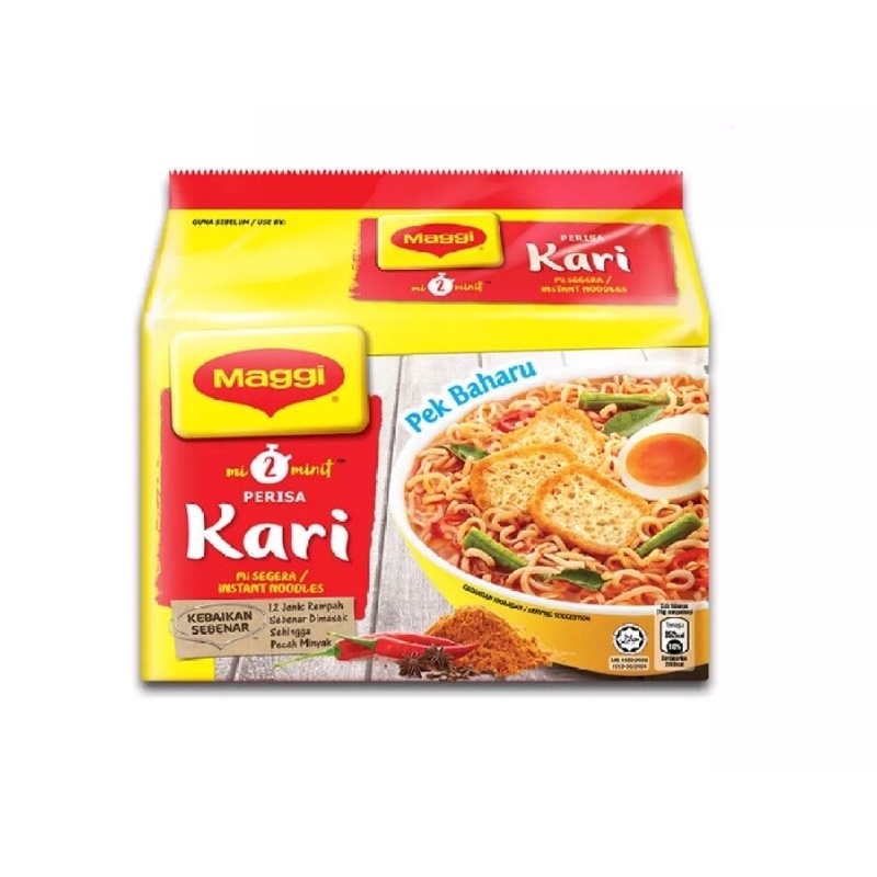 MAGGI MEE 2-MINUTES CURRY (79g X 5packs) | Shopee Malaysia