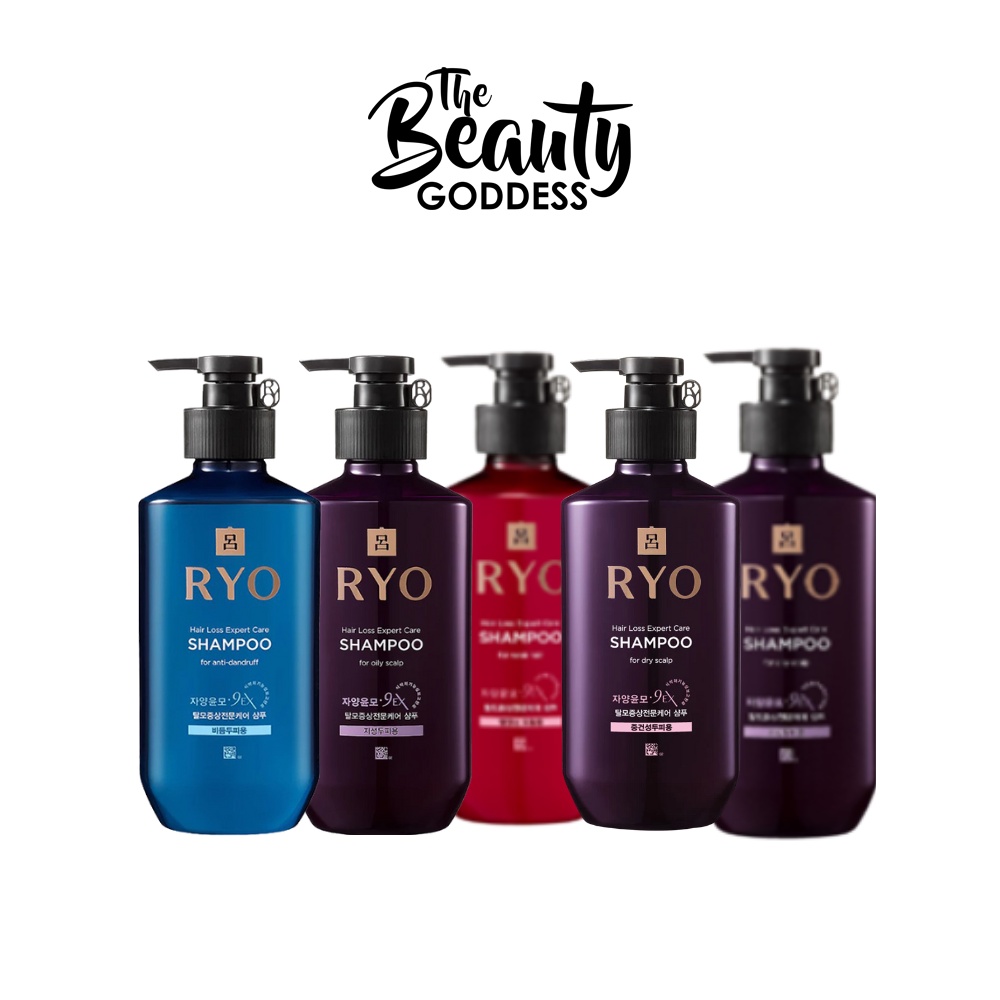 Ryo Hair Loss Expert Care Shampoo Dry Scalp/Oily Scalp/Weak Hair ...