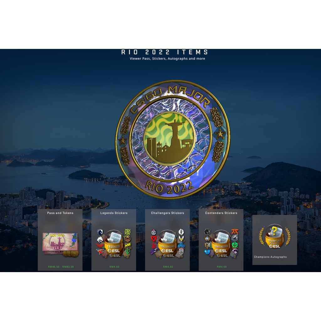 CSGO Rio 2022 Viewer Pass and Tokens [Pre Order 7 days] [CSGO Viewer ...