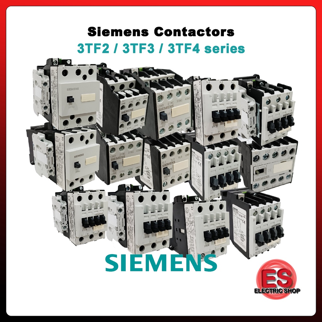 Siemens Contactor 3TF2 / 3TF3 / 3TF4 24V 30V 110V 220V 240V | Shopee ...