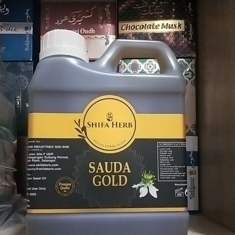 Sauda Gold Premium Kualiti with free gift (botol spray) | Shopee Malaysia