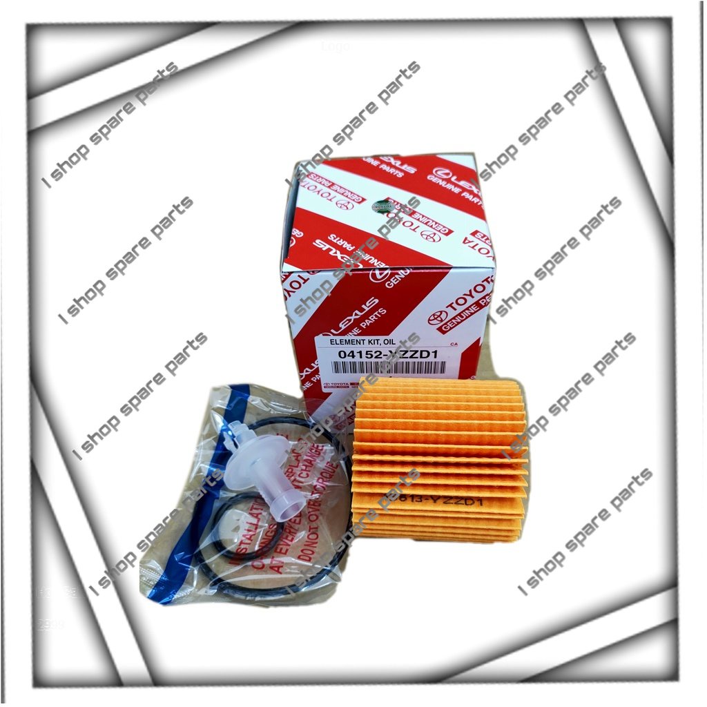 100% ORIGINAL TOYOTA OIL FILTER 04152-YZZD1 VELLFIRE 3.5 ESTIMA 3.5 ...