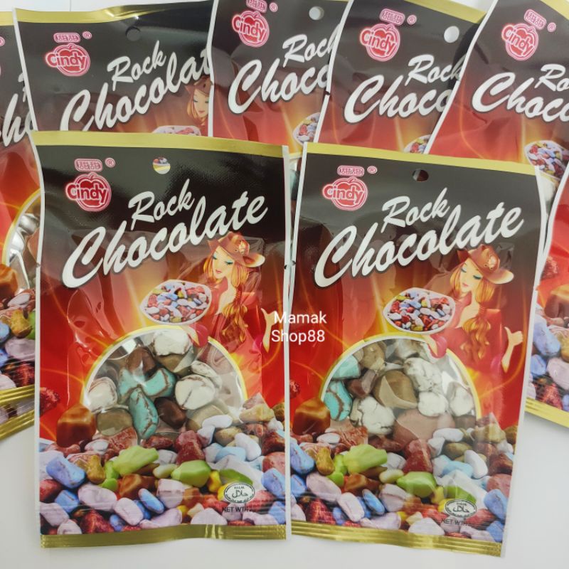 6pkt×12g Rock Chocolate Candy / Stones Chocolate Candy (HALAL) | Shopee ...