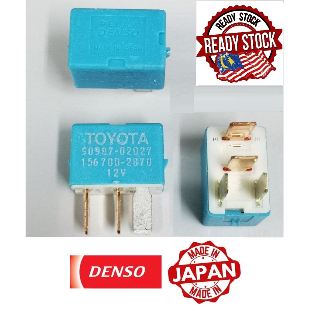Denso Relay 12V 4Pin Head Lamp Relay / Air Condition Relay / Power ...
