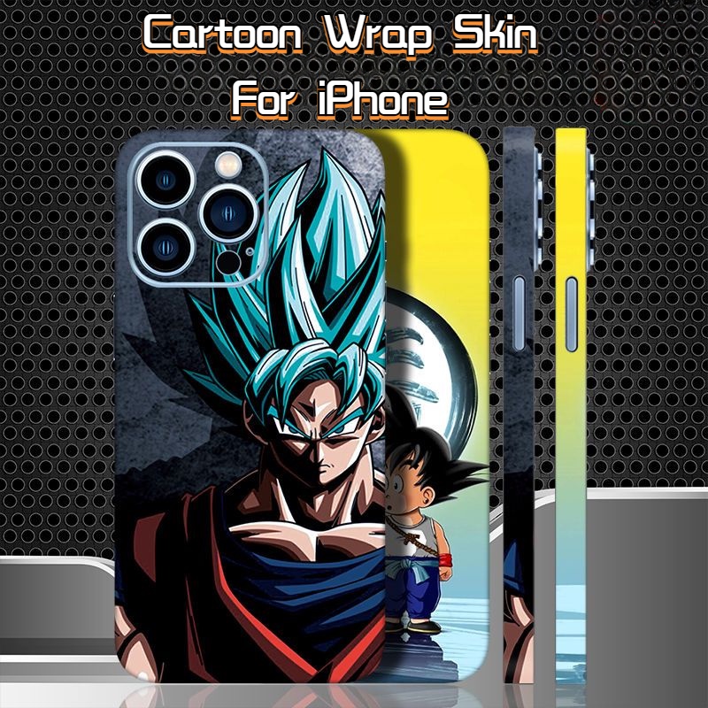 Cartoon Wrap Skin For iPhone 13 Pro Max 12 Pro Mini 11 Pro Sticker Film ...